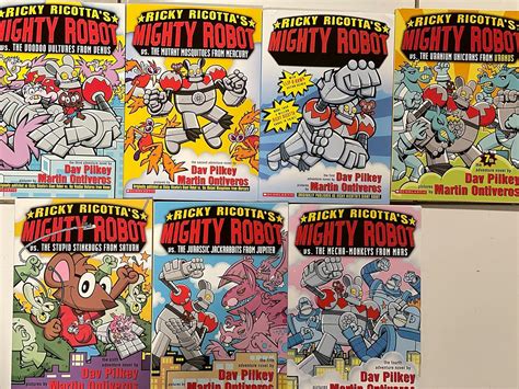 Ricky Ricottas Mighty Robot 7 Volume Set Br