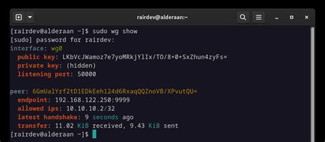 Rair Dev Wireguard SSH