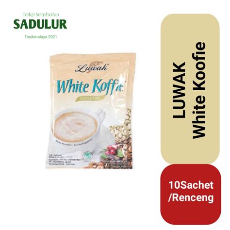 Jual Kopi Luak White Coffe 1renceng Isi 10 Sachet Shopee Indonesia