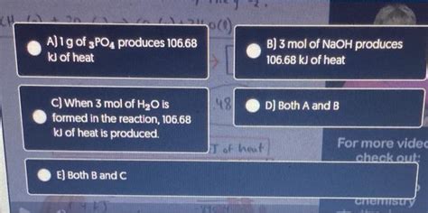 Solved Consider The Enthalpy With A Change For The Following Chegg