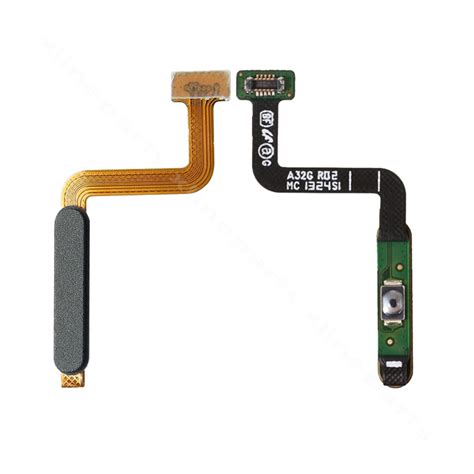 Flex Cable Fingerprint Sensor Power Button Samsung A32 5g A326 Black Original Xline Parts