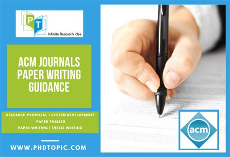 Acm Journals Paper Writing Guidance What Is Acm Format