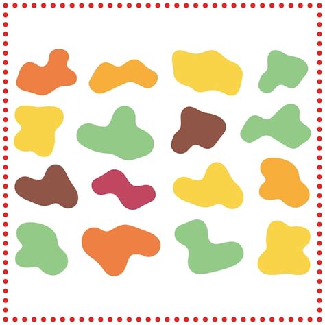 Premium Vector Stylized Blob Shapes With Organic And Abstract Design