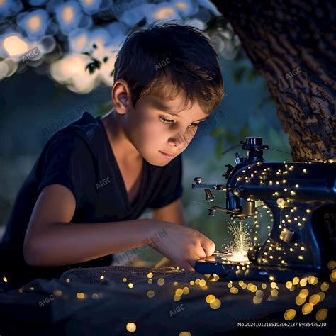 Ai创作图萤火虫夜晚挂画 小台灯下的小朋友 照树灯 萤火虫之光 灯串拍照星星 探索未来科技 宝贝萤火虫 梦想点亮未来 勤奋的小男孩 萤火虫之夜 萤火虫原创设计 小孩动手能力 小发明家梦想 儿童