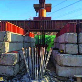 Experimental Setup For Static Load Test A Photo Of The Field B Download Scientific