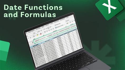 Excel Date Formulas To Know Today Now Weekday