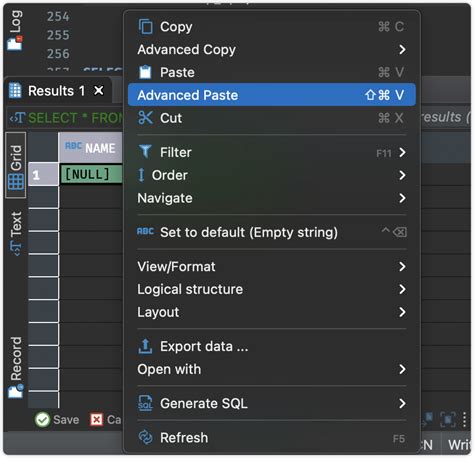An Exception Occurred In Advanced Paste · Issue 11113 · Dbeaver