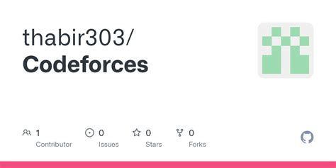 github thabir303 codeforces