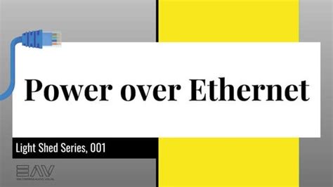 Power Over Ethernet Poe Explained And Why You Need It Pdf