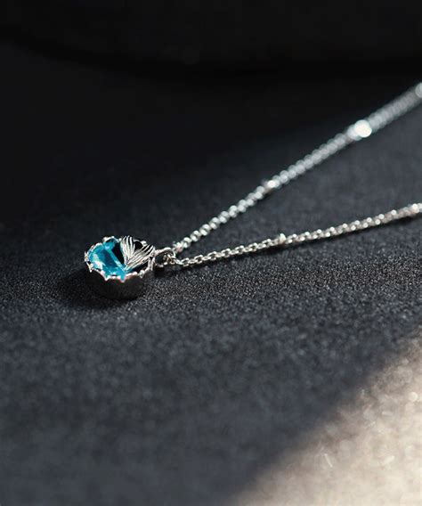 유니크 인어 팬던트 실버 목걸이 레이어드 패션아이템 실버925