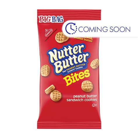 Nutter Butter Bites Big Bag 3 Oz Nassau Candy