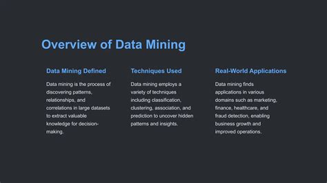 Data Minig For Eng With All Topics And History Ppt