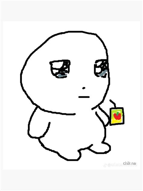 Goofy Meme Reaction Drawing Sticker For Sale By Chik Ne Redbubble