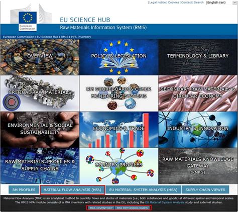 The EU Raw Materials Information System And Its Material Flow Analysis