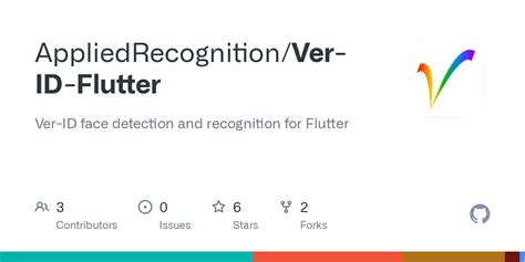 Github Appliedrecognitionver Id Flutter Ver Id Face Detection And