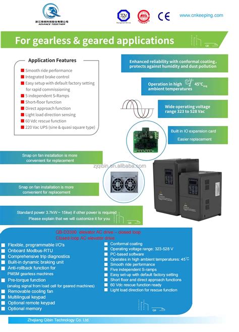 High Performance Closed Loop Elevator Inverter 11kw Ac Drive Variable