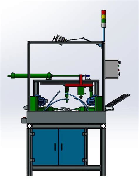 钻孔专用机床 Solidworks 2020 模型图纸下载 懒石网
