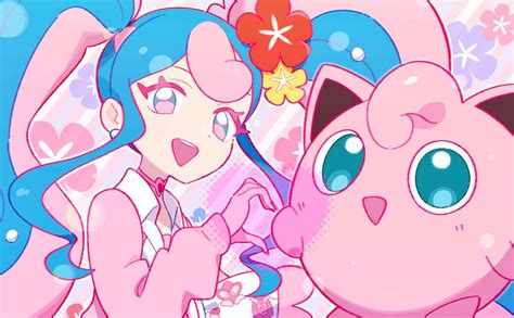 Hatsune Miku Jigglypuff Fairy Miku And Bull Sprite Pokemon And 2 More Drawn By Rii