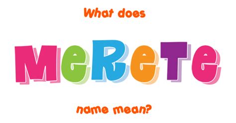 Merete Name Meaning Of Merete