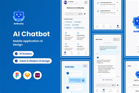 Botbuddy Ai Chatbot Mobile App Graphic By Twinletter · Creative Fabrica