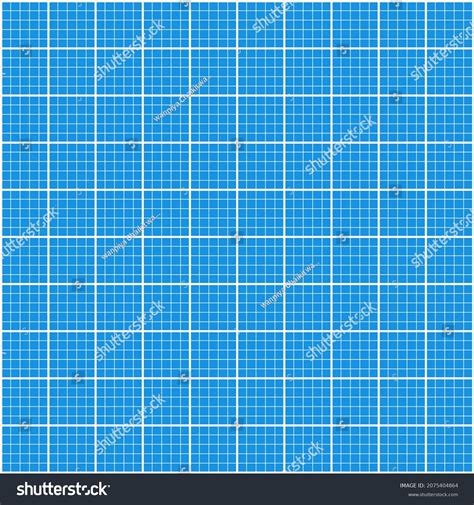 Blue Graph Paper Backgroundblueprint Texturegrid Paperseamless Stock Vector Royalty Free