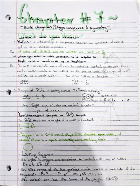 chapter 7 math notes pdf
