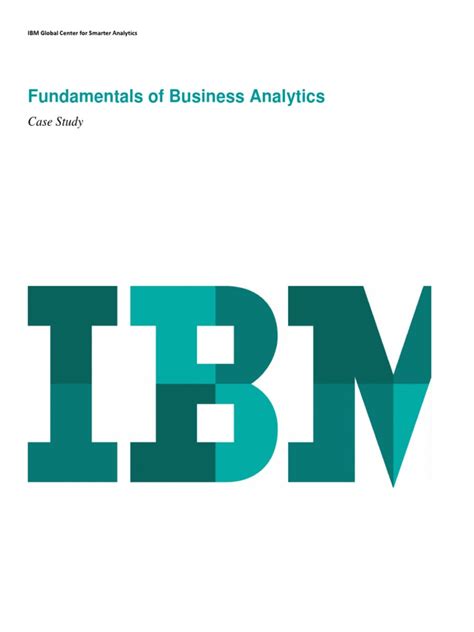 Ibm Business Analytics Case Studies Predictive Analytics Analytics