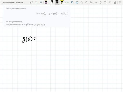 let γ t t t 2 t ∈ℝ be the parabolic curve from example 1 4 find