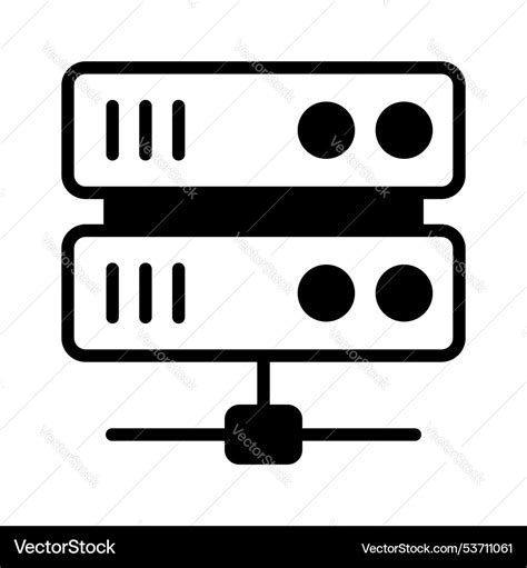 Data Server Royalty Free Vector Image VectorStock