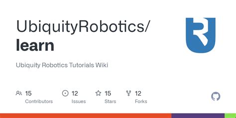 GitHub UbiquityRobotics Learn Ubiquity Robotics Tutorials Wiki