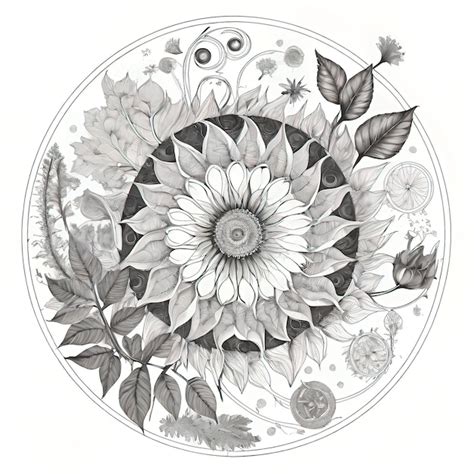 Premium Photo Fibonacci Sequence Circular Spiral Illustration For Adults Beautiful Design And