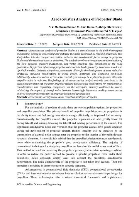 Pdf Aeroacoustics Analysis Of Propeller Blade