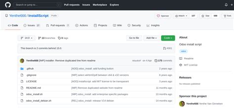 Script Para Instalar Odoo Desde Repositorios Github Implantaciónes De