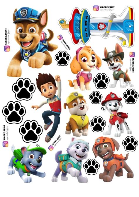 Вафельна картинка щенячий патруль Torte Birthday Cake Cake Toppers