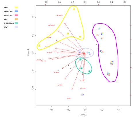 Principal Components Analysis Of Human Breakpoint Repeat Content Download Scientific Diagram