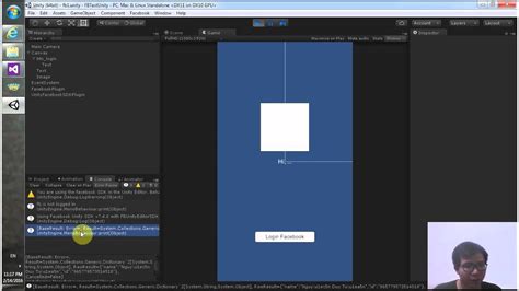Unity Tutorial Sử dụng facebook sdk với Unity YouTube