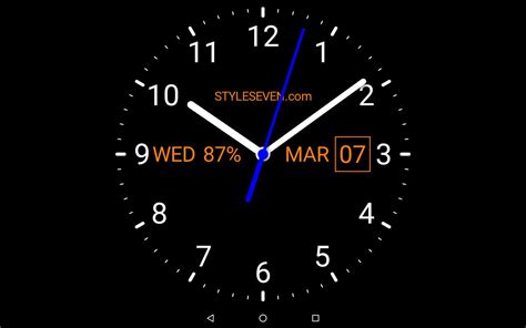 analog clock live wallpaper 7 for android apk download