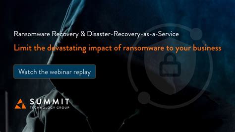 Summit Technology Consulting Group On Linkedin Cloud Disasterrecovery Ransomware