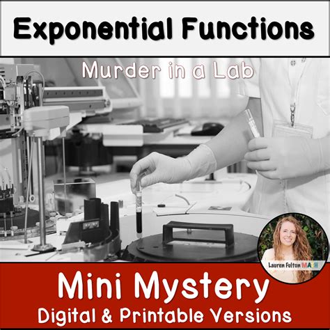 Exponential Functions Digital Activity Mini Mystery Classful