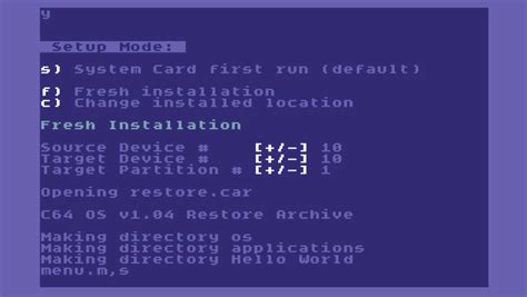 getting started guide c64 os