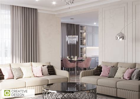 Дизайн інтерєру будинку в стилі неокласика м Київ Creative Design