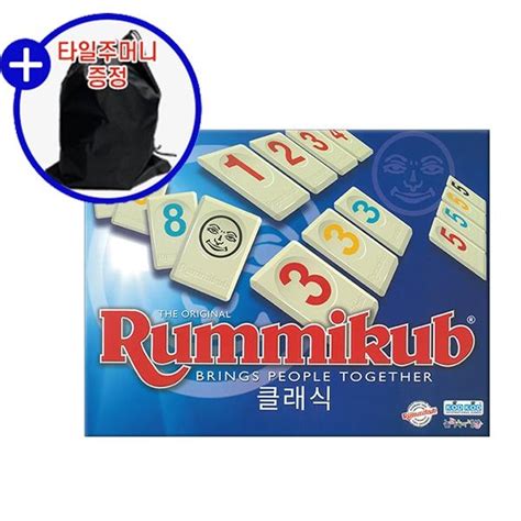 띵굴마켓 루미큐브 클래식 8세이상 보드게임 타일주머니 증정