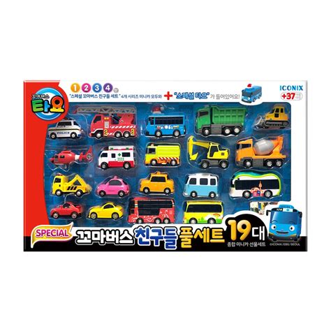 꼬마버스 타요 스페셜 꼬마버스 친구들 풀세트 19대 Ibookpark Inc
