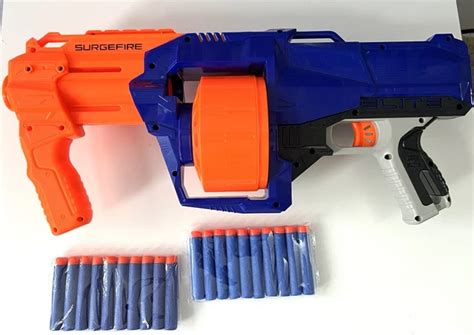Nerf Elite Surefire Blaster Pump Action Shotgun Slam Fire And 20 New