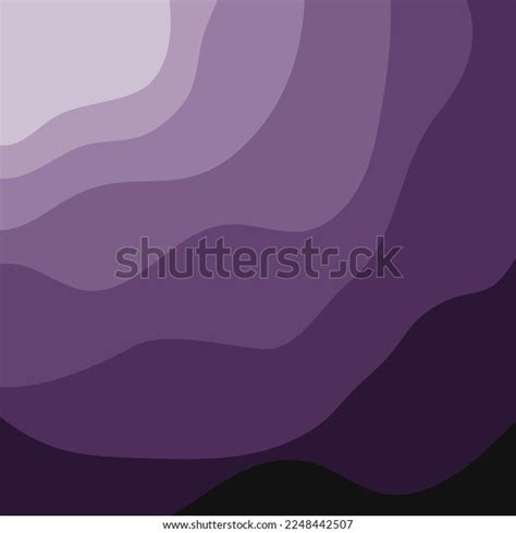 Purple Gradient Wave Pattern Dark Abstract Stock Vector Royalty Free 2248442507 Shutterstock