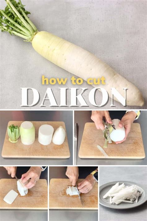 How To Cut Daikon Radish 6 Ways Chef Ja Cooks