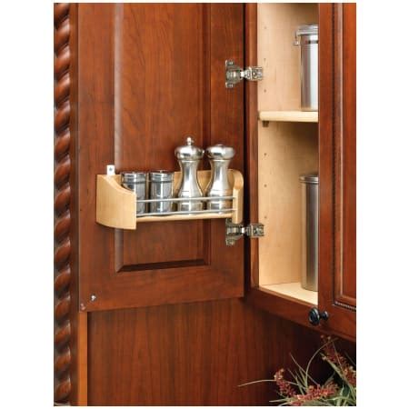 Rev A Shelf Wood Classics W Cabinet Door Storage Tray Bin Organizer With