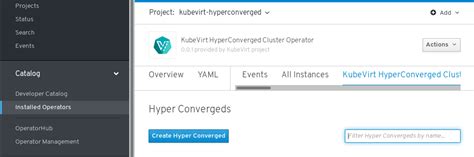 Hyper Converged Operator