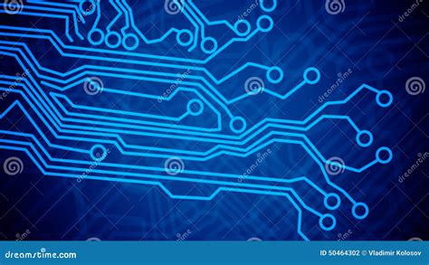 abstract circuit board stock illustration illustration of board 50464302