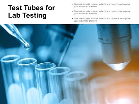 Test Tubes For Lab Testing Ppt Powerpoint Presentation Summary Ideas
